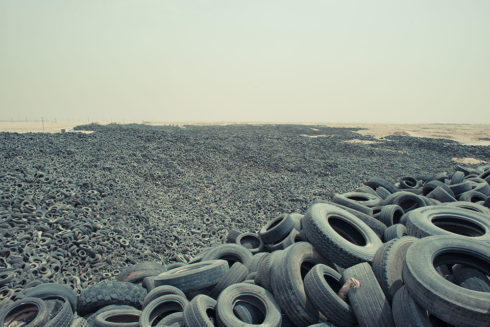 A visit to the tire graveyard – 2:48AM – Entertaining Kuwait since 2003