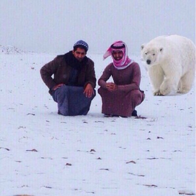 It Snowed in Kuwait this Morning – 2:48AM – Entertaining Kuwait since 2003