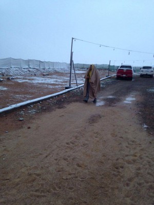 It Snowed in Kuwait this Morning – 2:48AM – Entertaining Kuwait since 2003