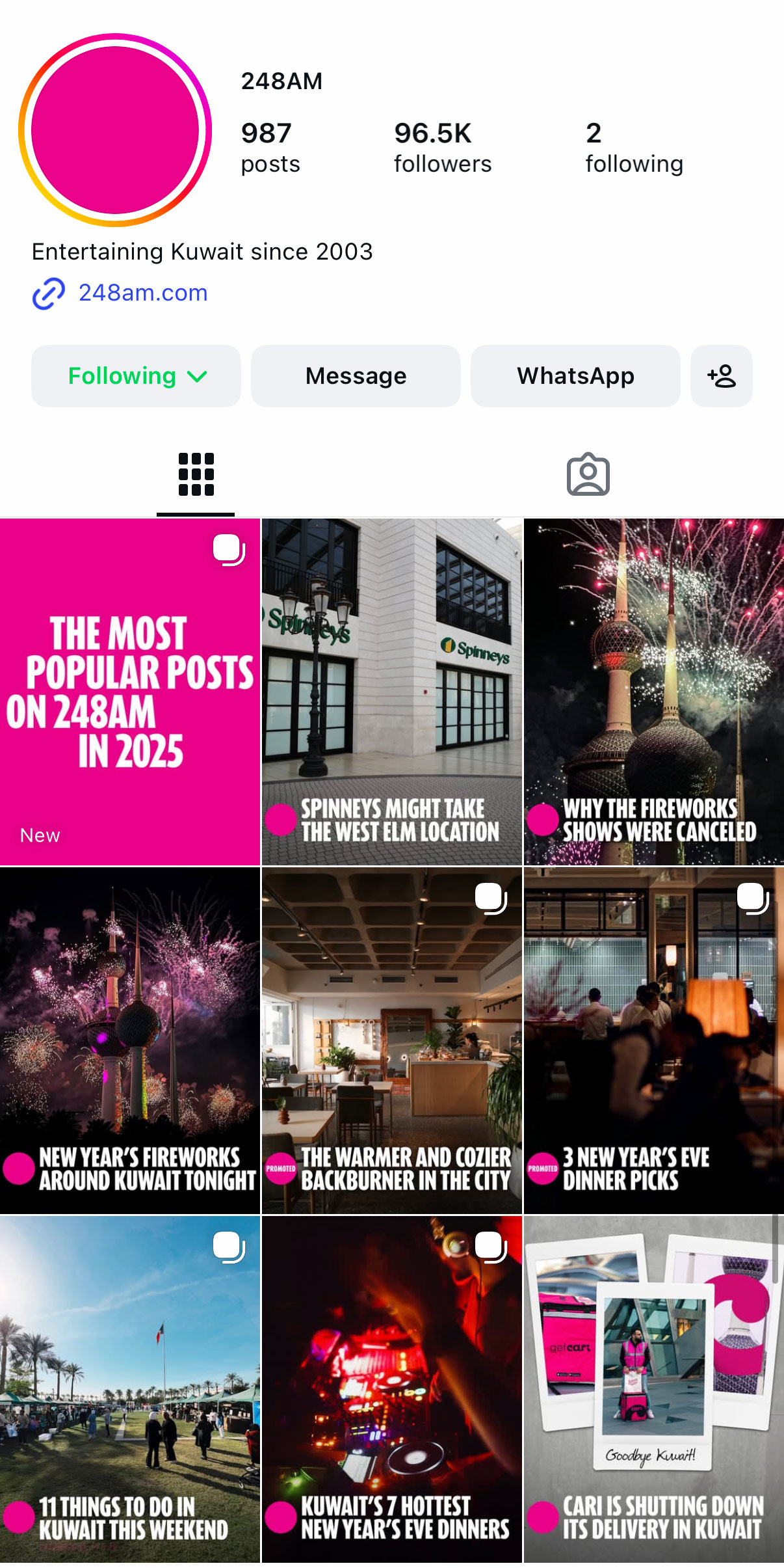 2025 Year in Review – 2:48AM – Entertaining Kuwait since 2003